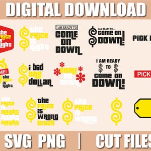 The Price is Right Svg, Png, Cut Files for Cricut, Instant Download ...