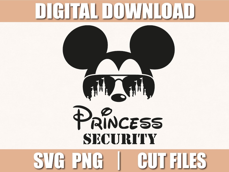 Princess Security Svg, Princess SVG, Princess Protection Svg, Cut Files ...