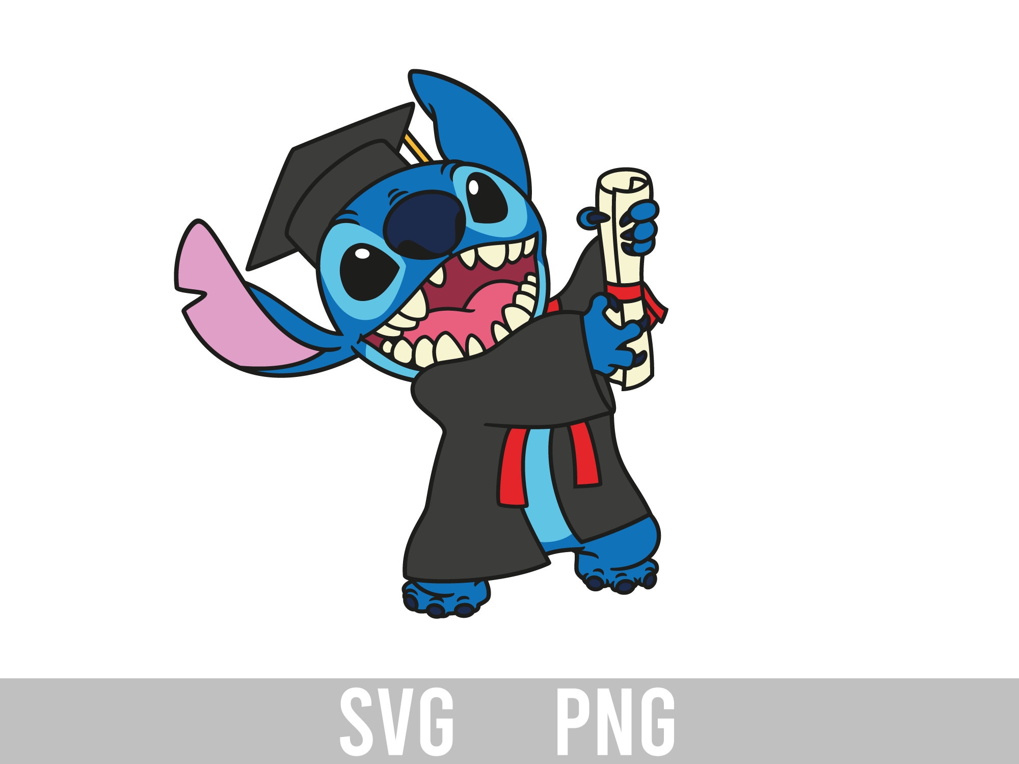 Stitch Svg, Graduation Svg, Cut Files for Cricut, Svg, Png, Instant ...