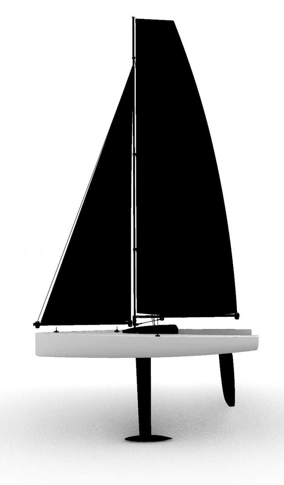 3d-printed Model Sailboat - Exceptional Sailing Performance - Etsy