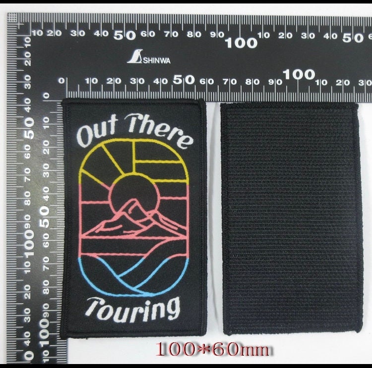 Out There Touring Patch Black Background With Colour Logo - Etsy