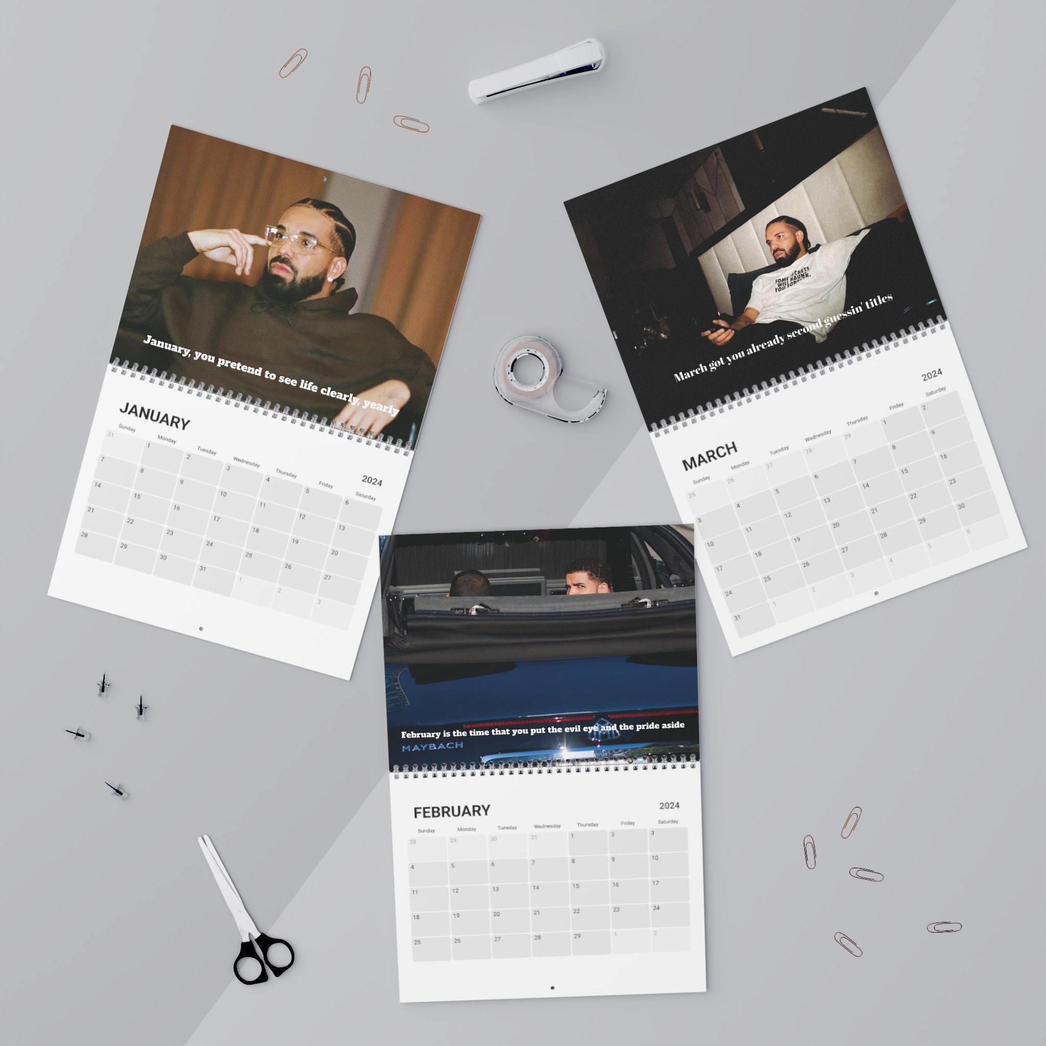 Slime You Out Drake Calendar (2024) sold by Hillary Campground | SKU ...