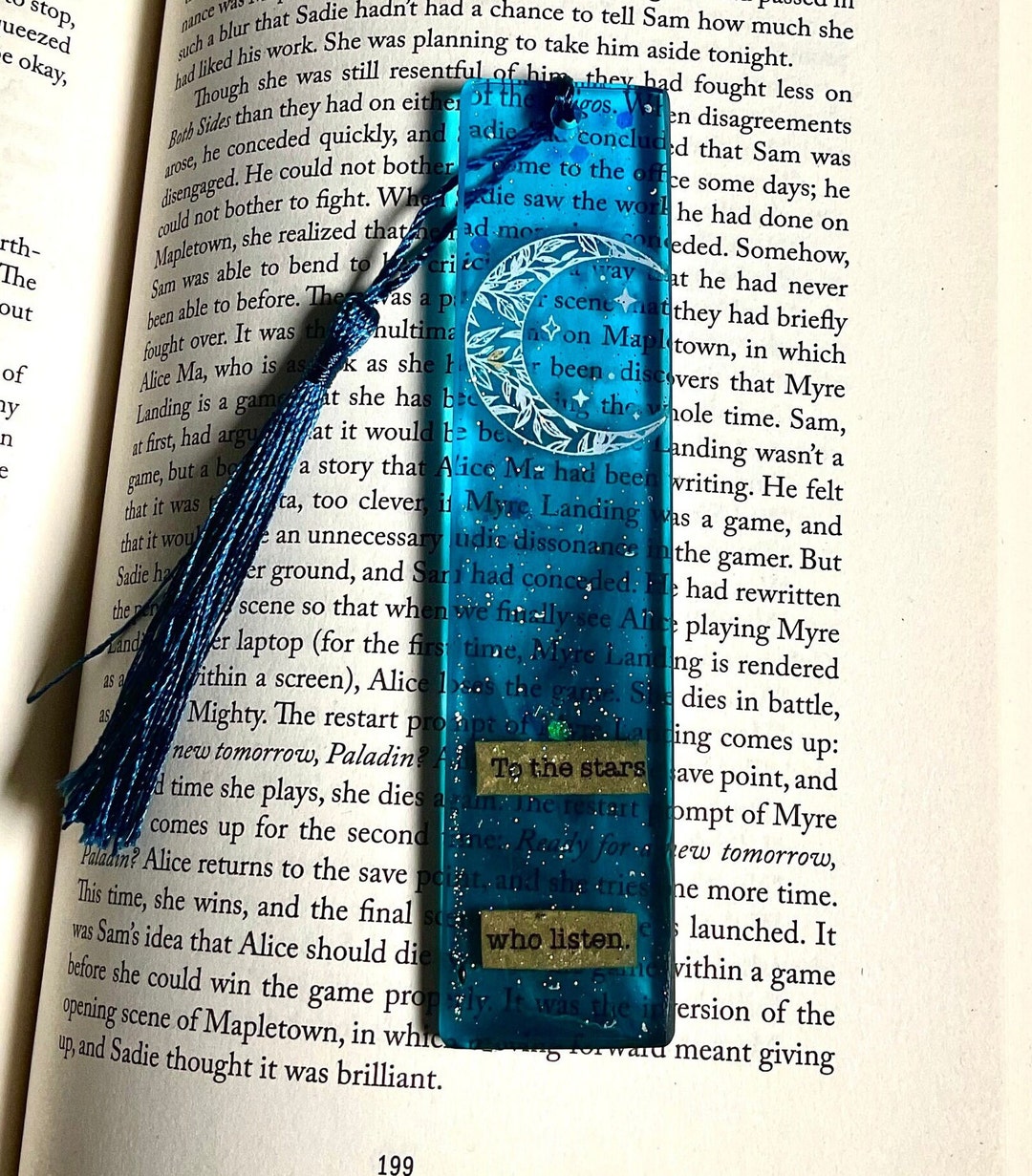 ACOTAR Velaris Bookmark to the Stars Who Listen Handmade Bookish ...