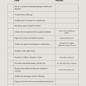 Master Wedding Planning Checklist, Editable Wedding Planner, Digital ...