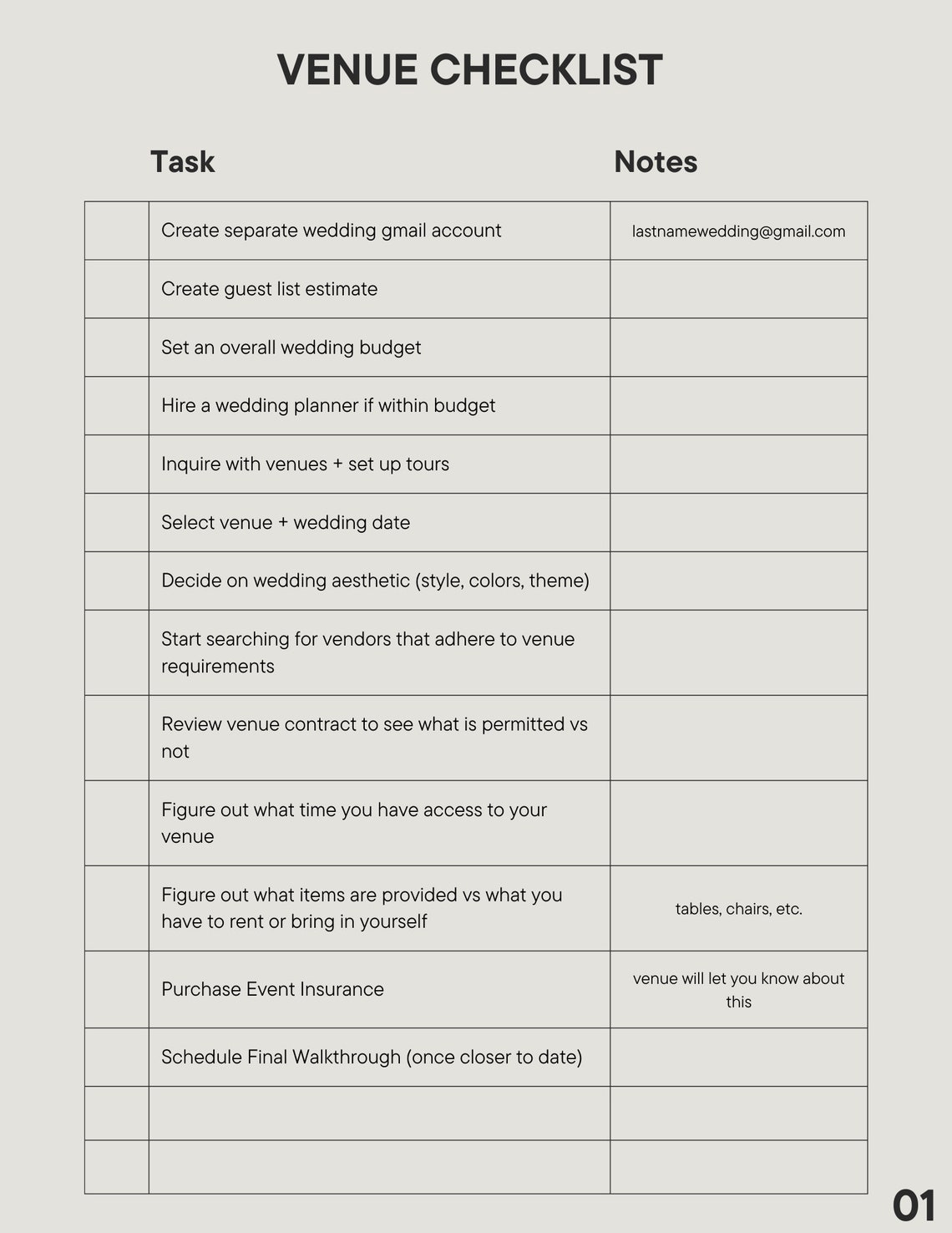 Master Wedding Planning Checklist, Editable Wedding Planner, Digital ...