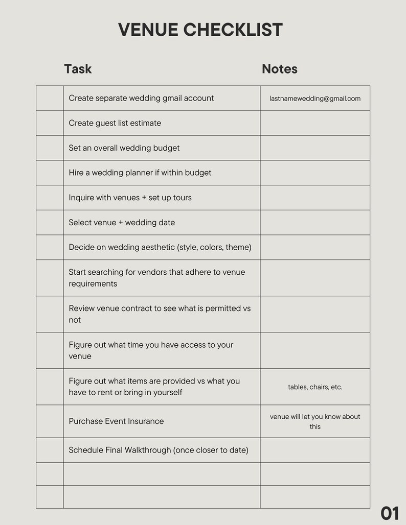 Master Wedding Planning Checklist, Editable Wedding Planner, Digital ...