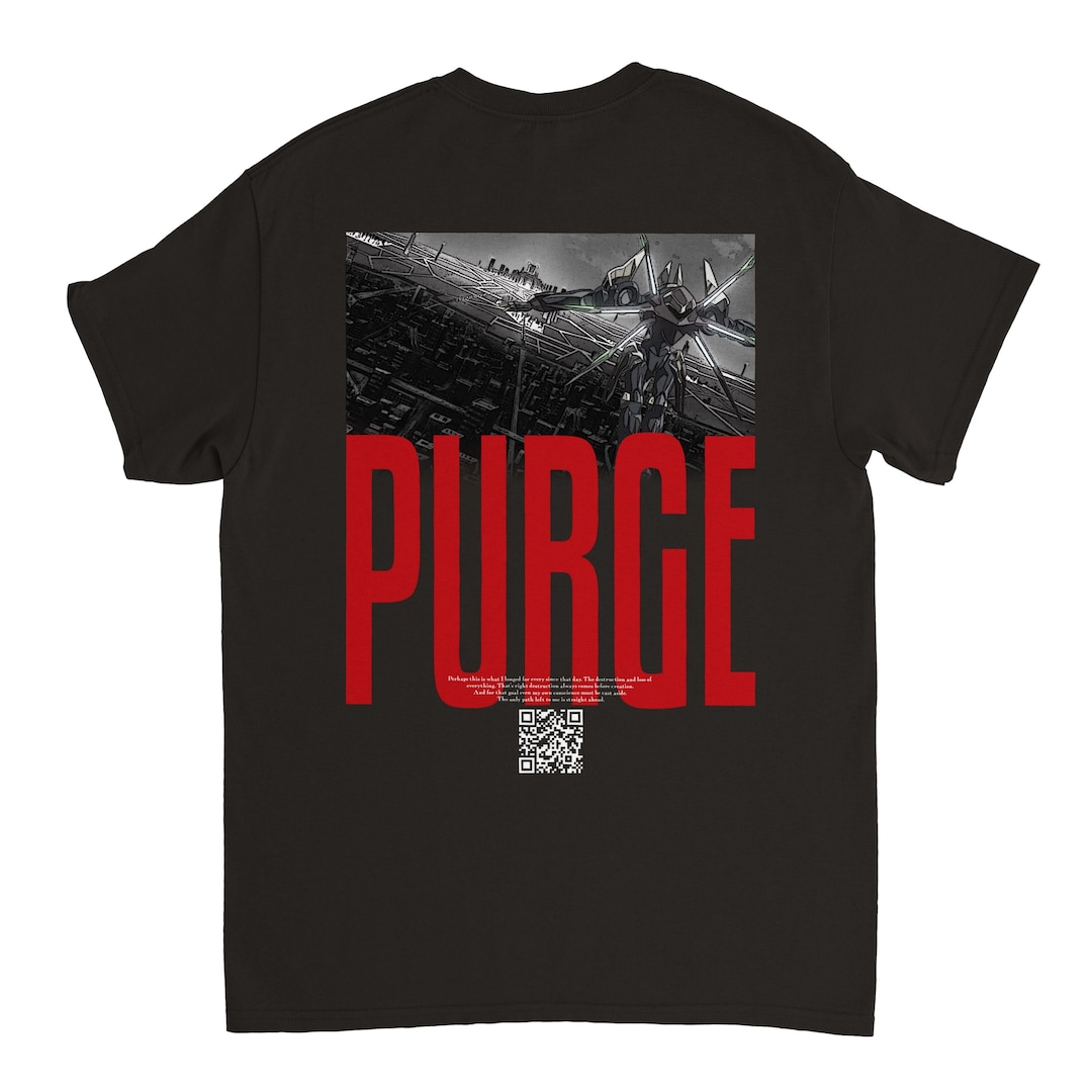 PURGE Augmented Reality Streetwear T-shirt | Anime Inspired Apparel ...