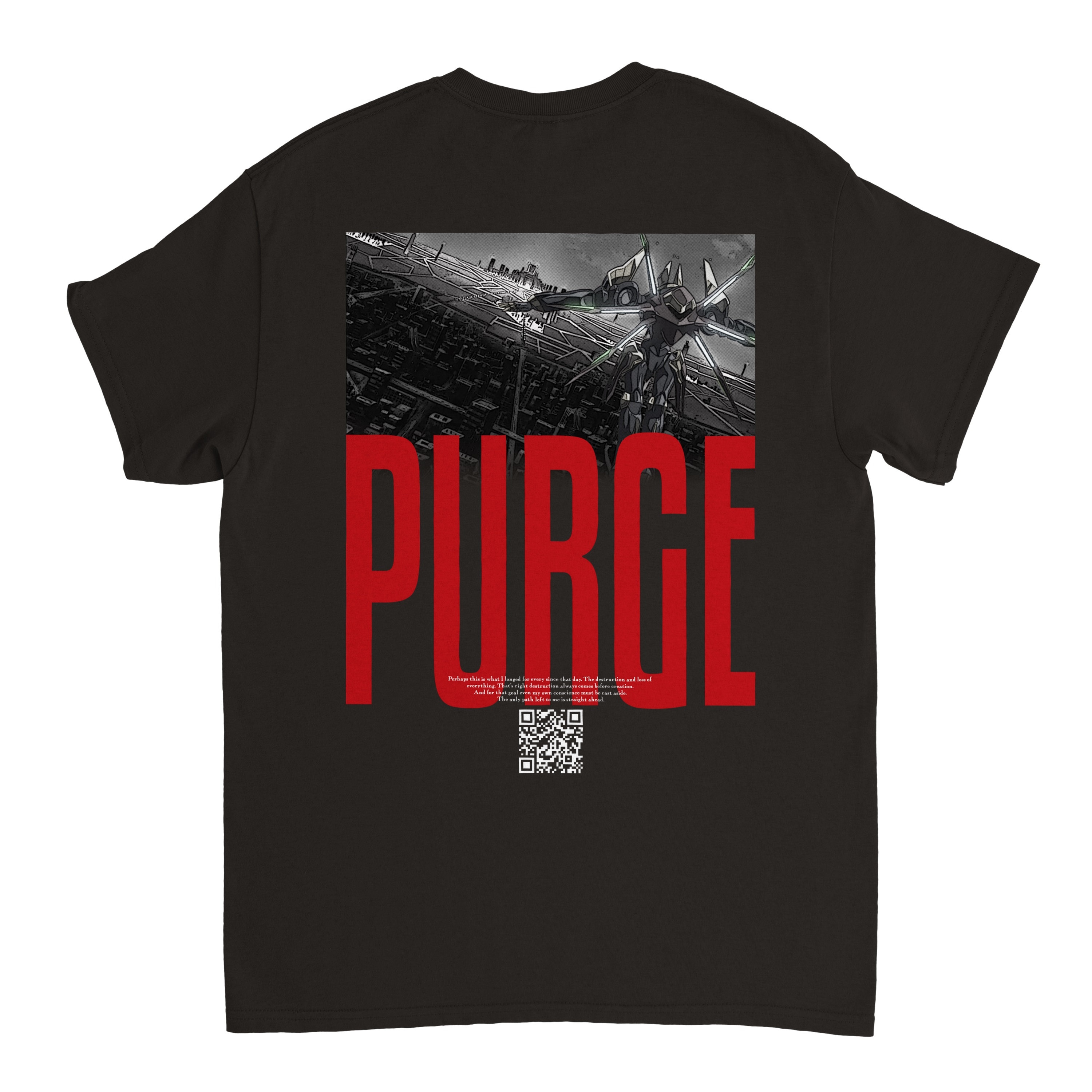 PURGE Augmented Reality Streetwear T-shirt Anime Inspired Appareal ...