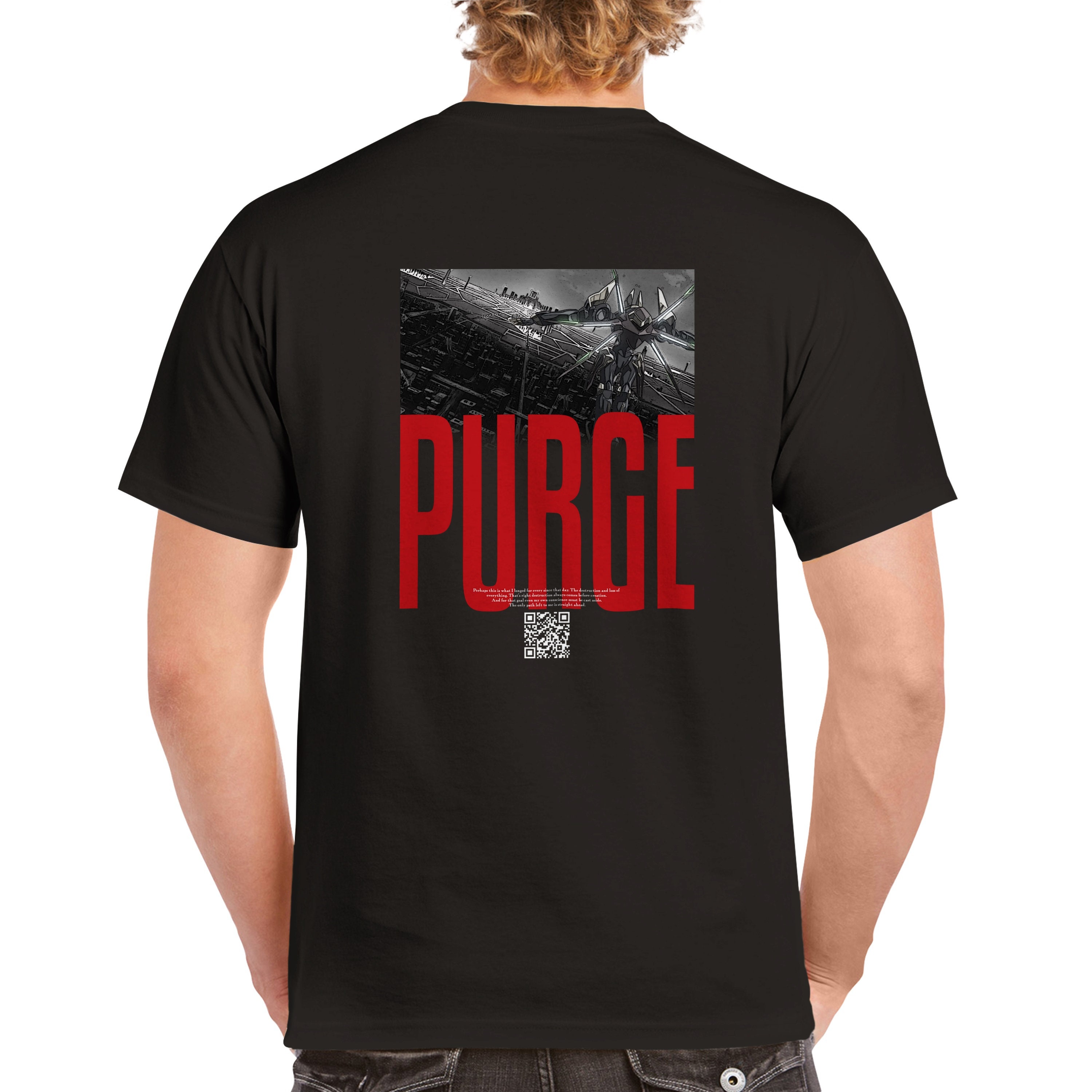 PURGE Augmented Reality Streetwear T-shirt | Anime Inspired Apparel ...