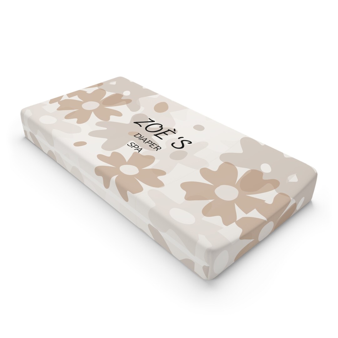 Costum DIAPER SPA Baby Changing Pad Cover - Etsy