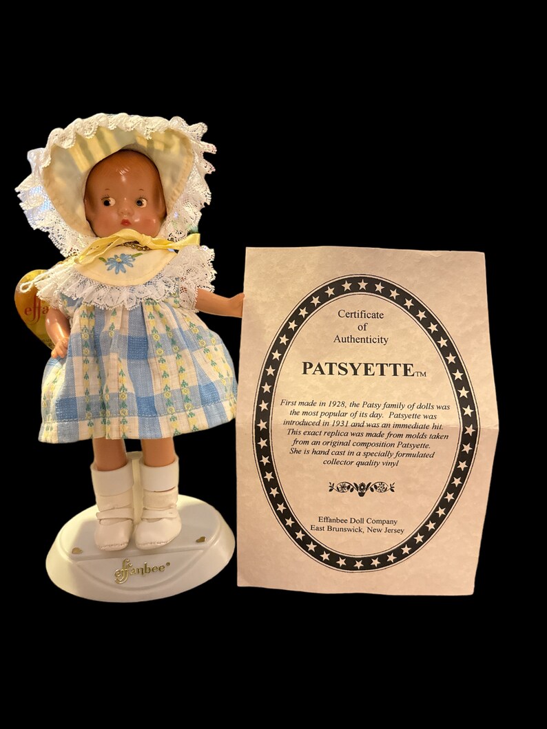 Effanbee Patsyette Doll, Vintage 90s, 9 Inches, - Etsy
