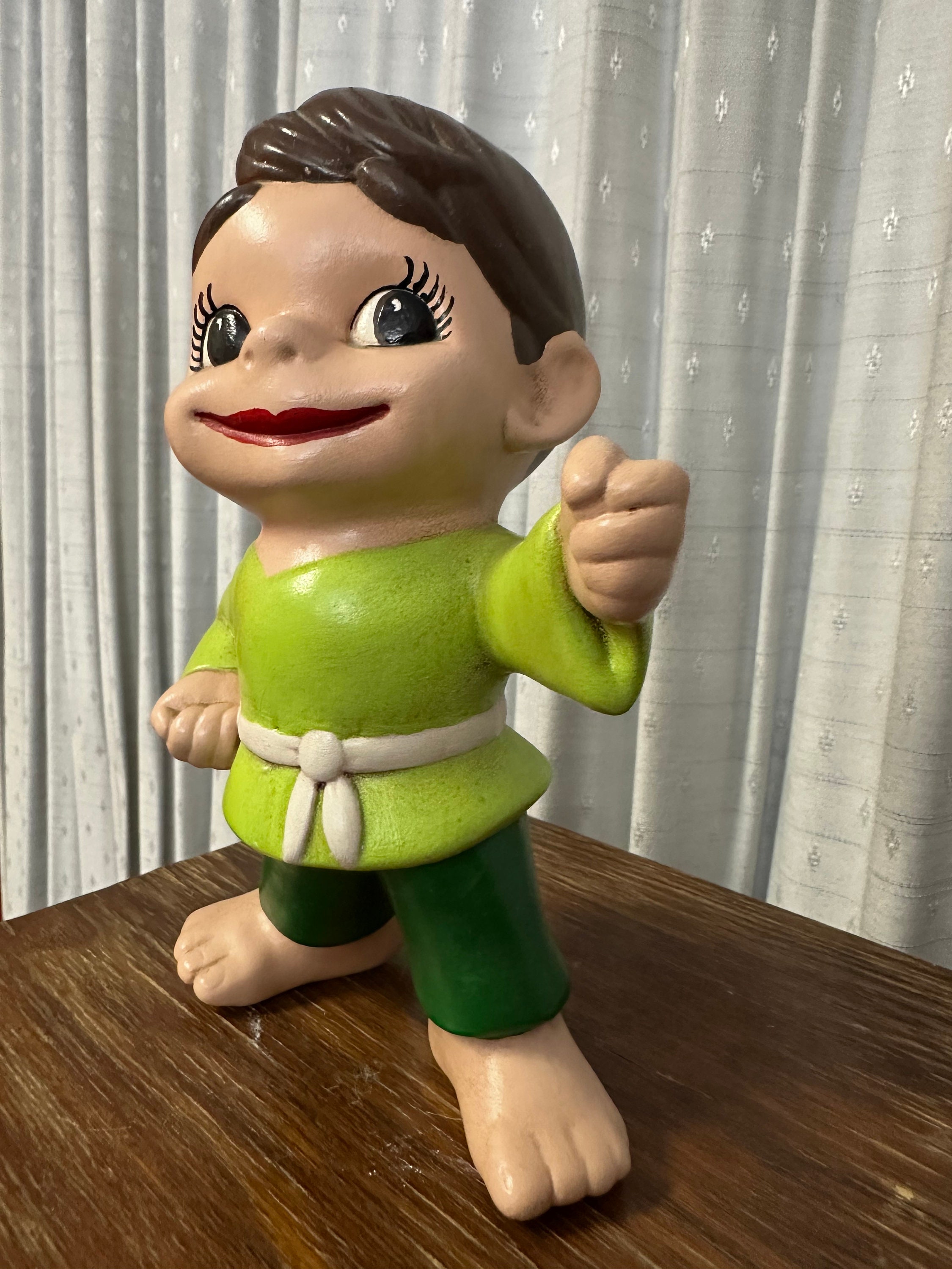 Atlantic Ceramic Smiley Karate Figurine - Etsy