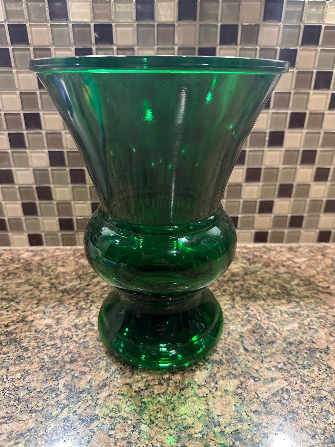 1960s Napco 1170 Emerald Green Urn Vase - Etsy