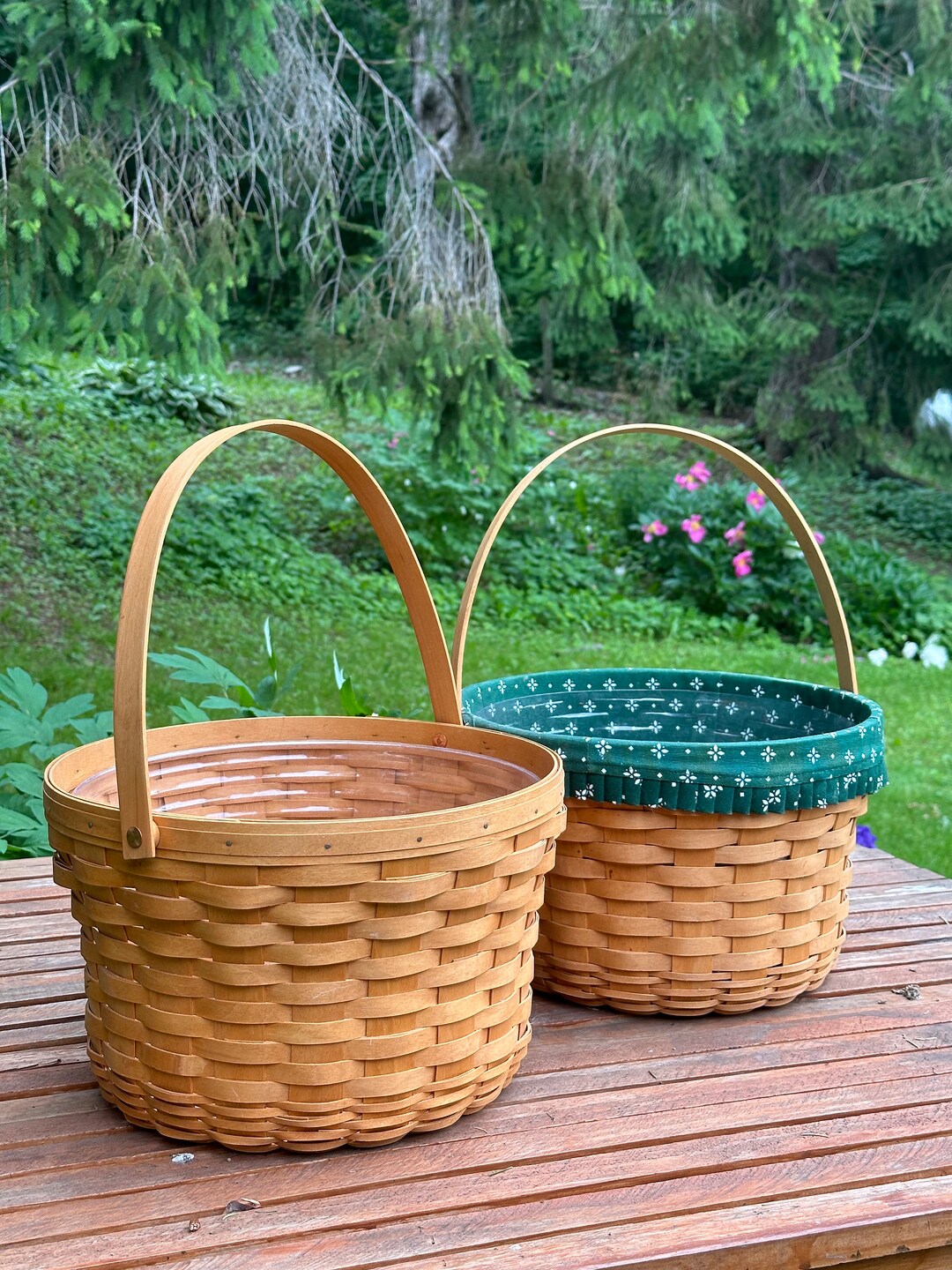 Large Round Longaberger Basket