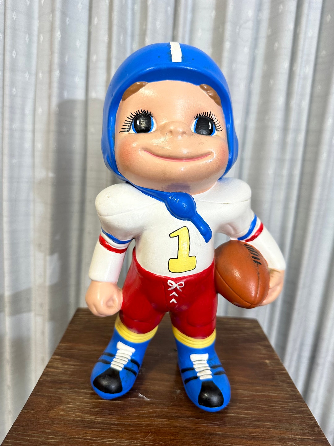 Atlantic Ceramic Smiley Football Figurine - Etsy