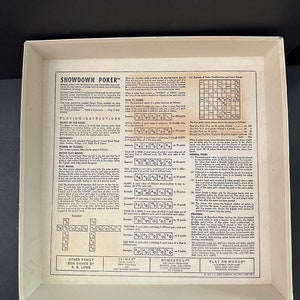 Showdown Poker Board Game - Etsy