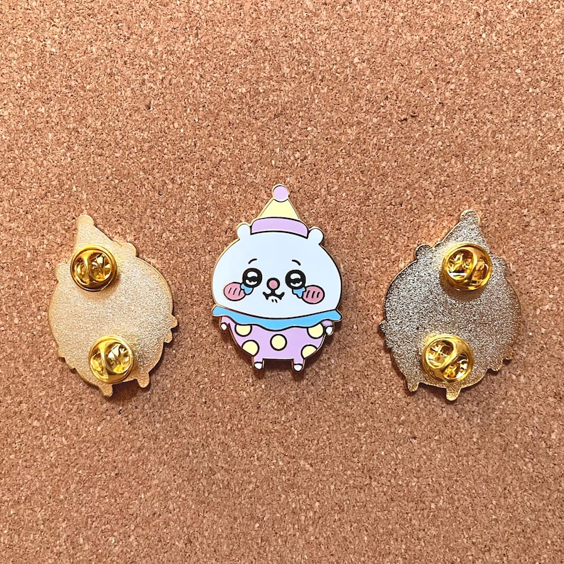 Chiikawa the Sad Clown | Chiikawa Enamel Pin - Etsy