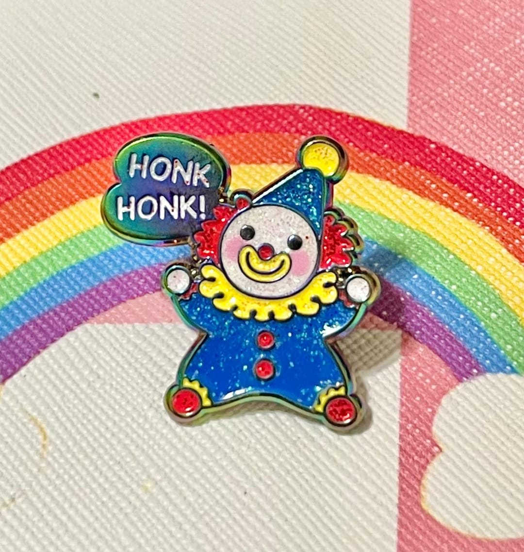 Honk Honk! Clown- Cute Clowncore Enamel Pin - Etsy
