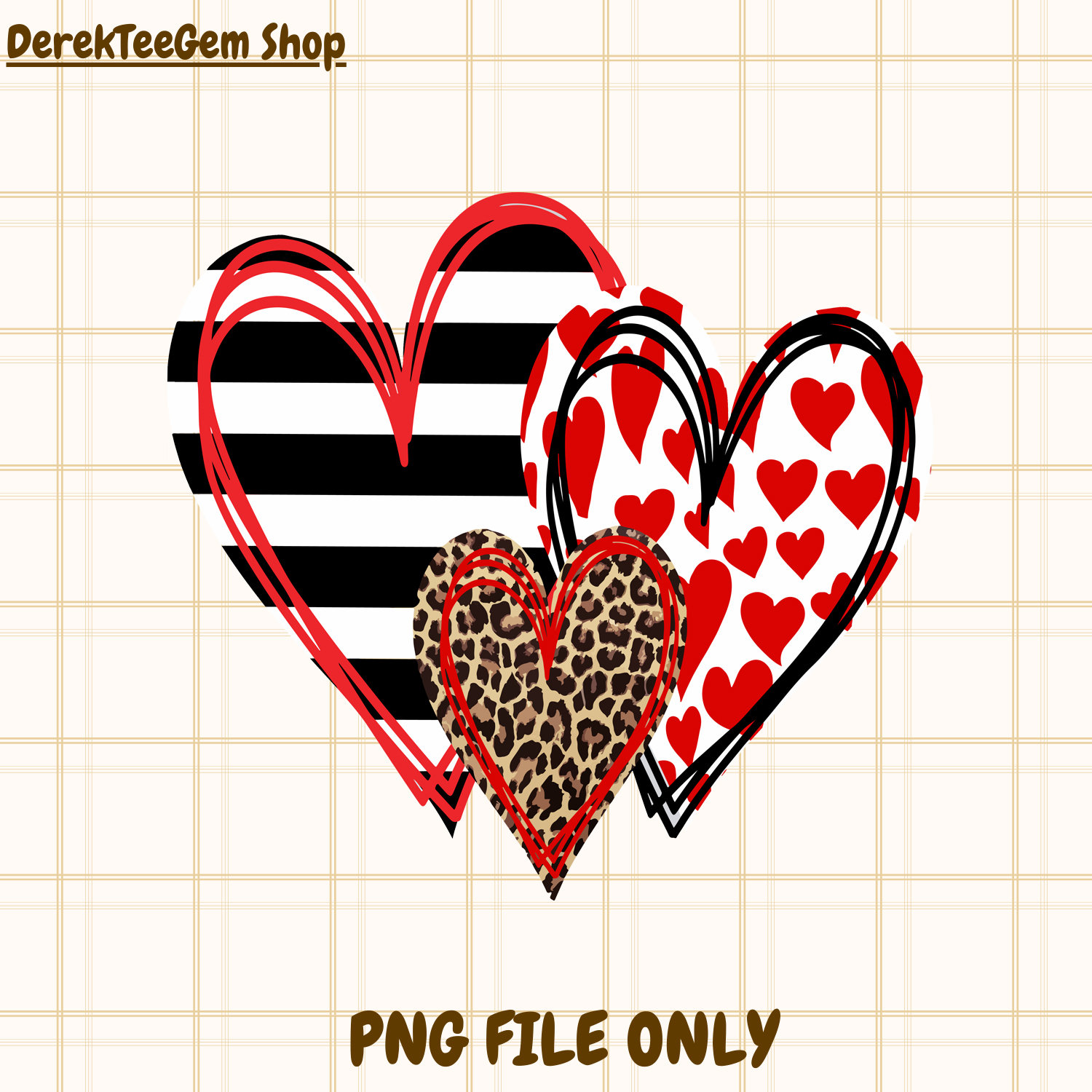 Hand Drawn Heart Png, Heat Transfer Png, High Quality, Ready to Press ...