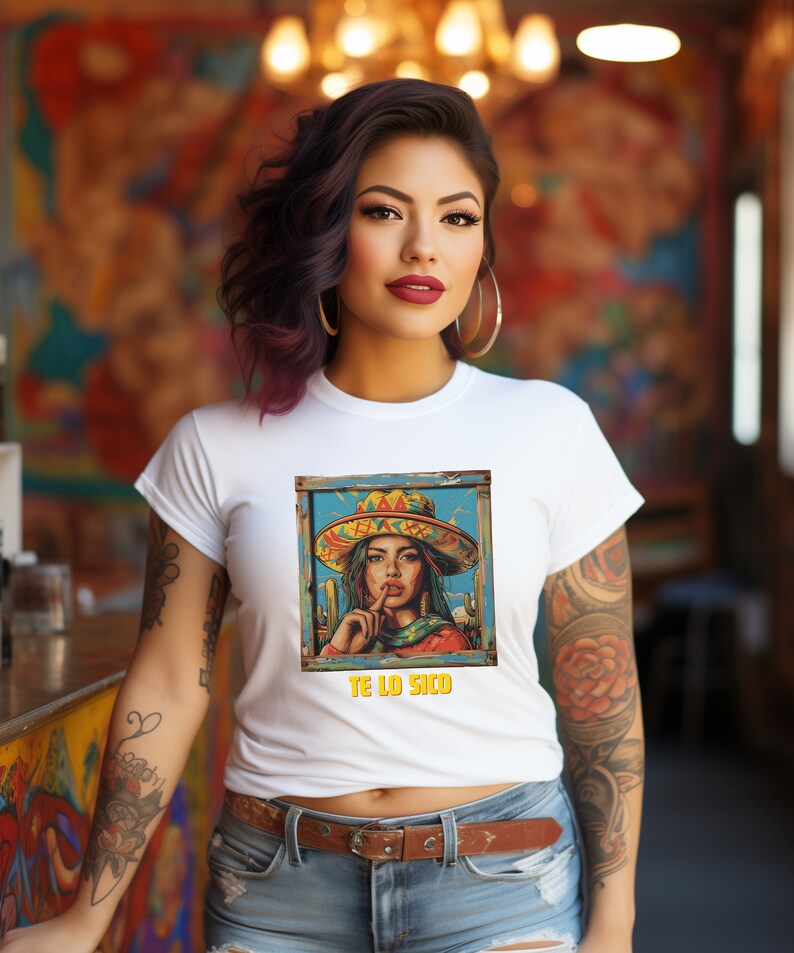 Te Lo Sico Lady Shirt, Mexican Shirt, Mexican Culture - Etsy