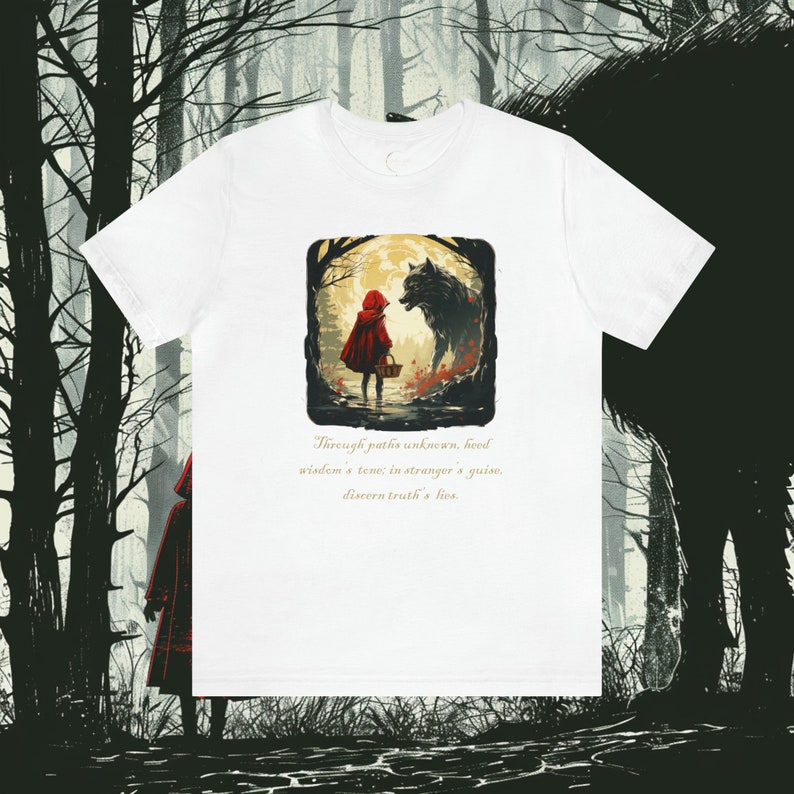 Red Riding Hood Shirt, Wolf Shirt, Fairytale Tshirt - Etsy