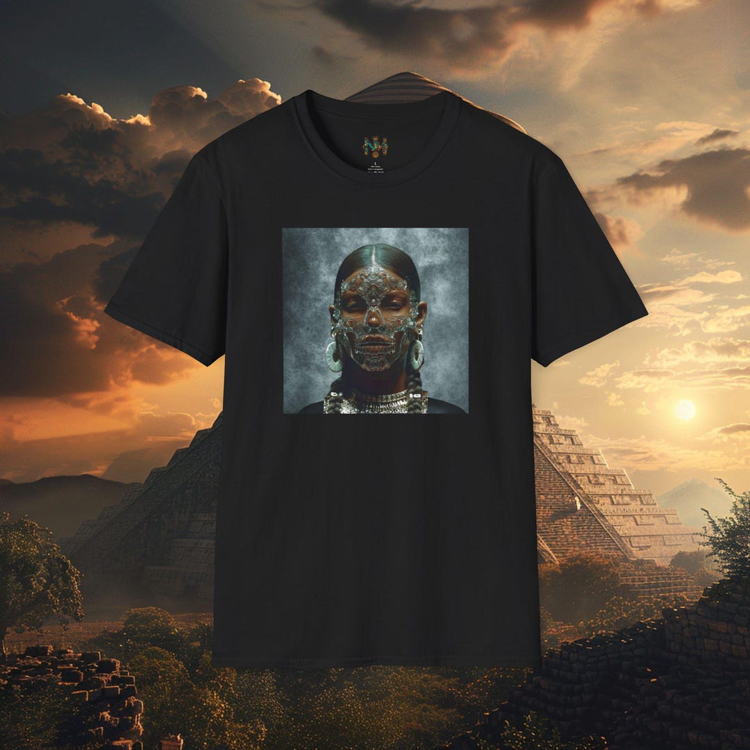 Quetzal Queen Aztec Quetzalcoatl Design T-shirt | Mesoamerican Serpent ...