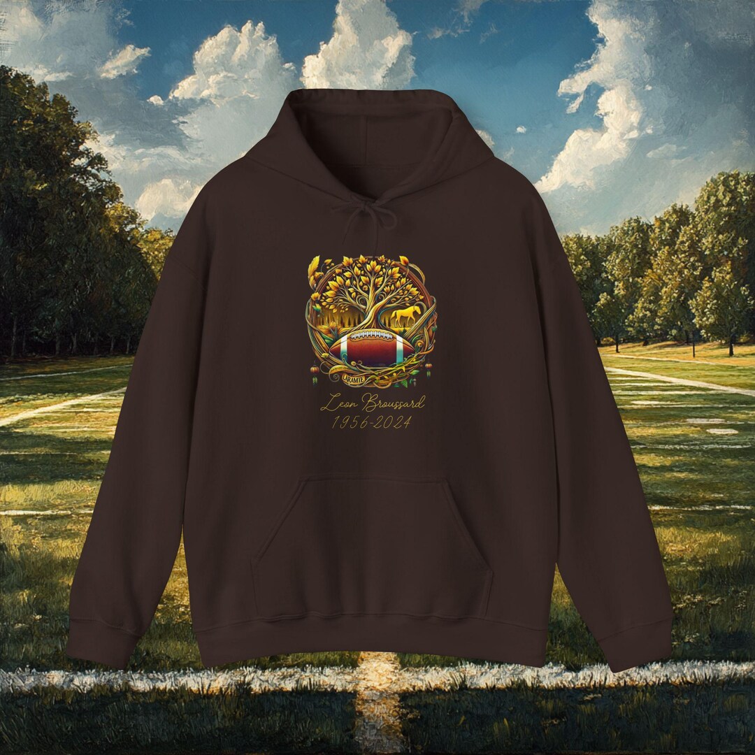 Leon Broussard Celebration of Life, Hooded Sweatshirt - Etsy