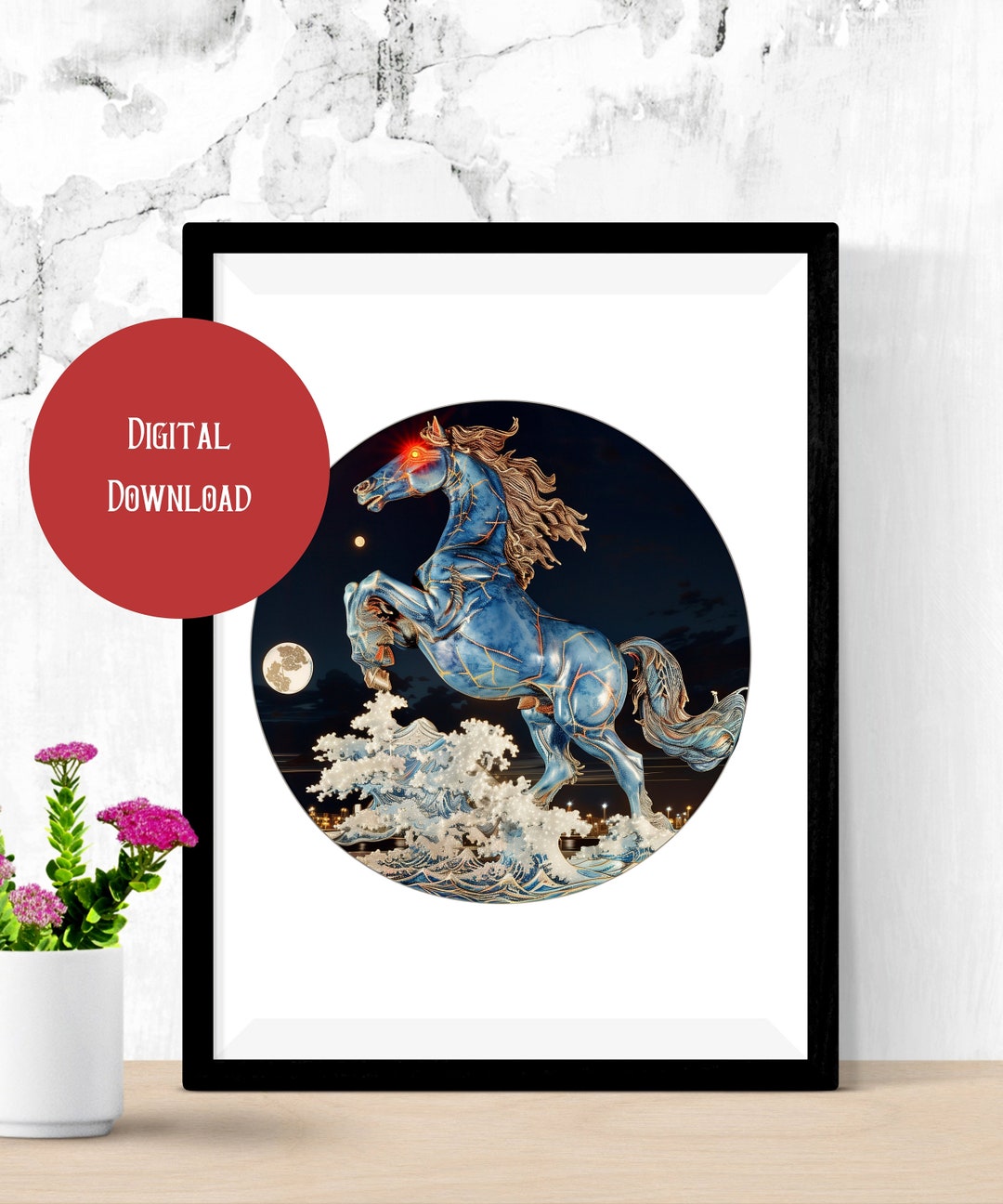 Blucifer PNG Digital Image, I'm From Denver PNG Digital Design, Blue ...