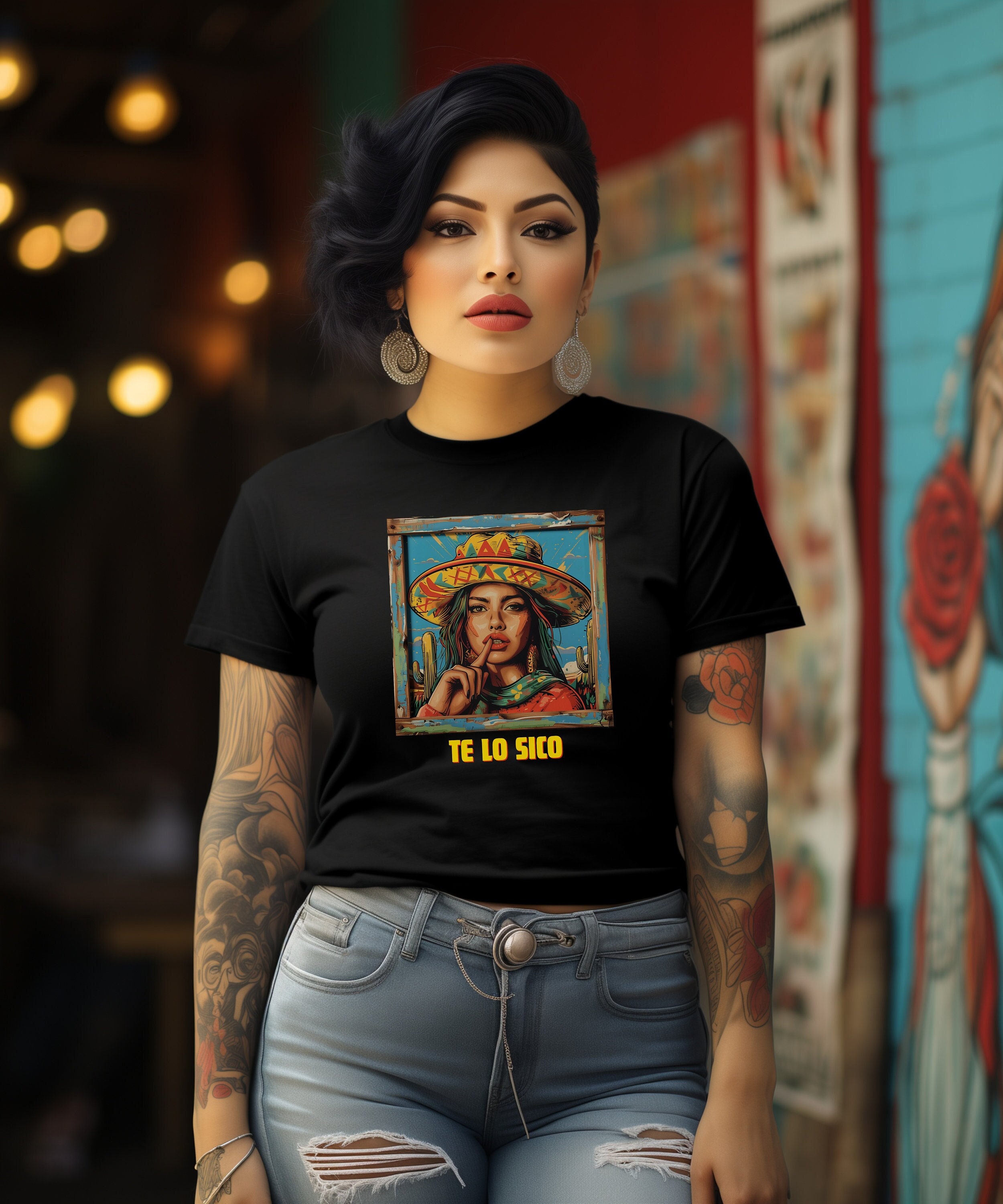 Te Lo Sico Lady Shirt, Mexican Shirt, Mexican Culture - Etsy
