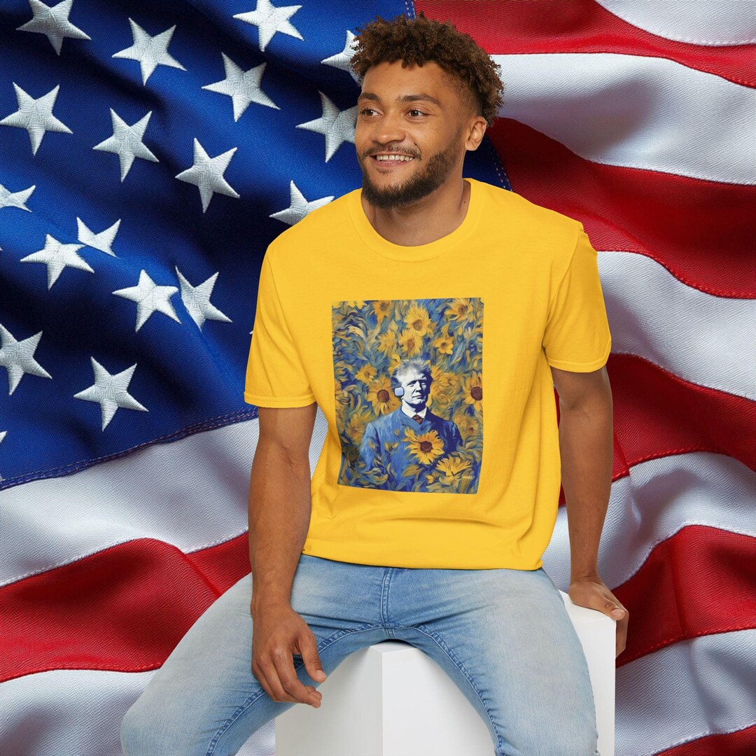 Funny Donald Trump Ear Van Gogh Shirt, Republican Right Shirt, Fight ...