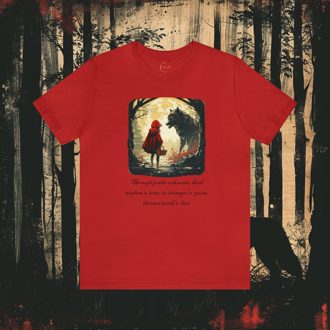Red Riding Hood Shirt, Wolf Shirt, Forest Shirt - Etsy