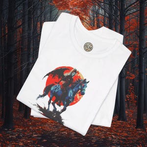 Scary Halloween Demon Woman Blucifer Short Sleeve Tee, I'm From Denver ...