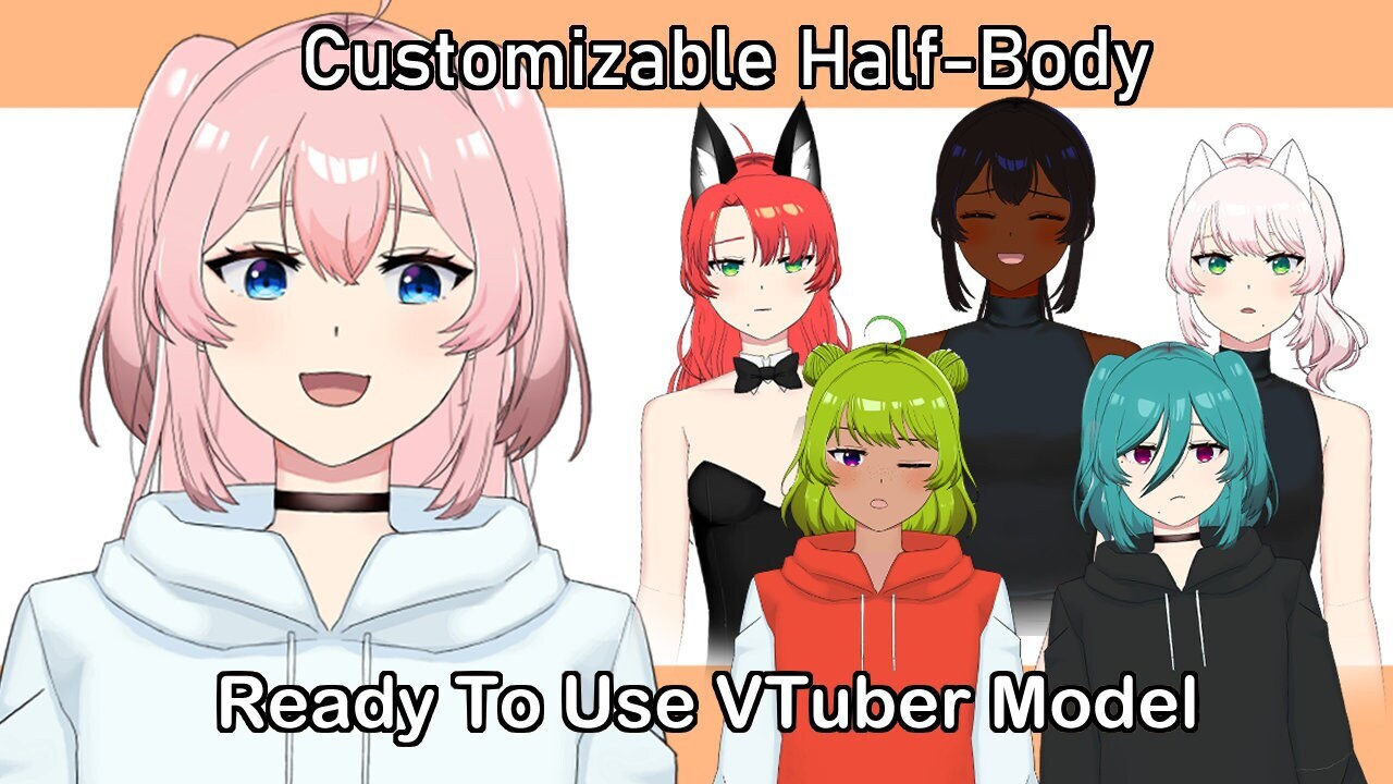 Customizable Vtuber Model live2d Model Ready to Use - Etsy