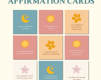60 Positive Printable Affirmation Cards for Women Relationships ...