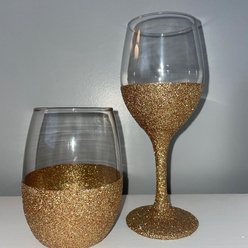 Glitter Glasses - Etsy
