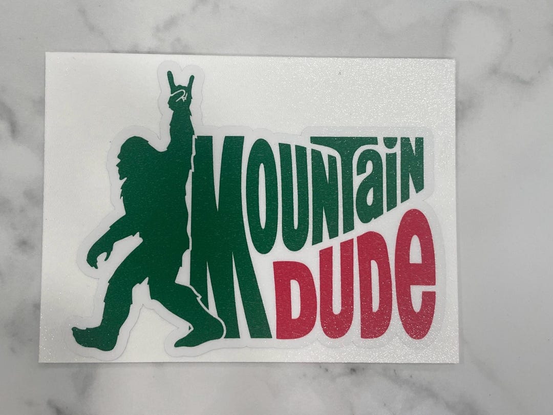 Mountain Dude Sticker - Etsy