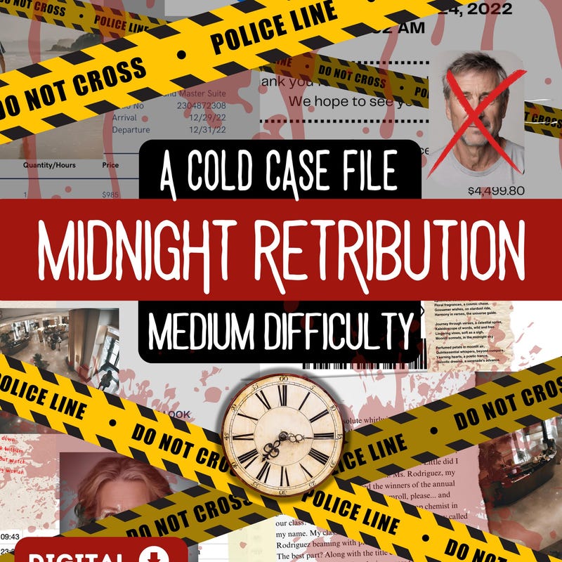 Murder Mystery Crime Game - Etsy