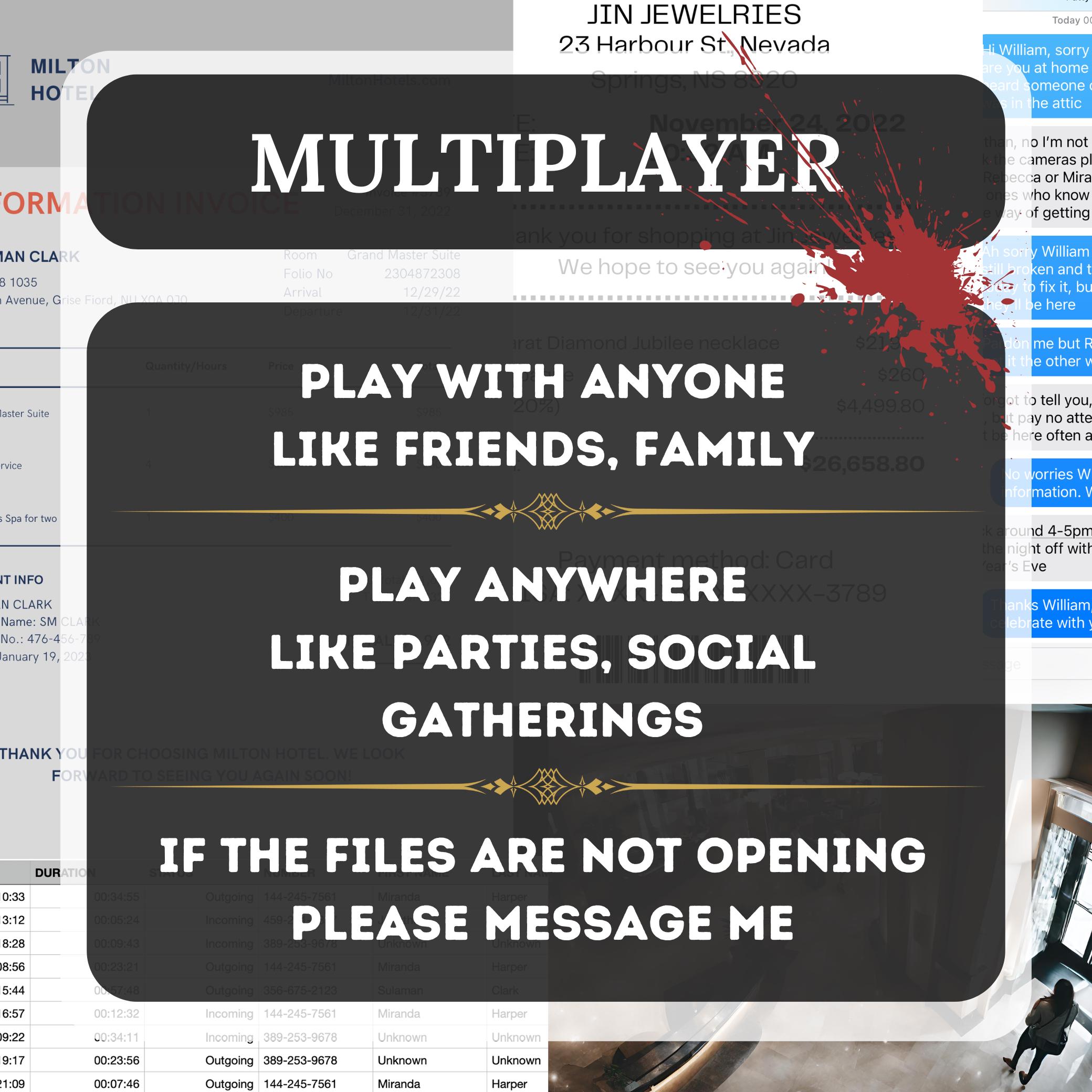 Printable Murder Mystery Cold Case File | Murder Mystery Game Digital ...