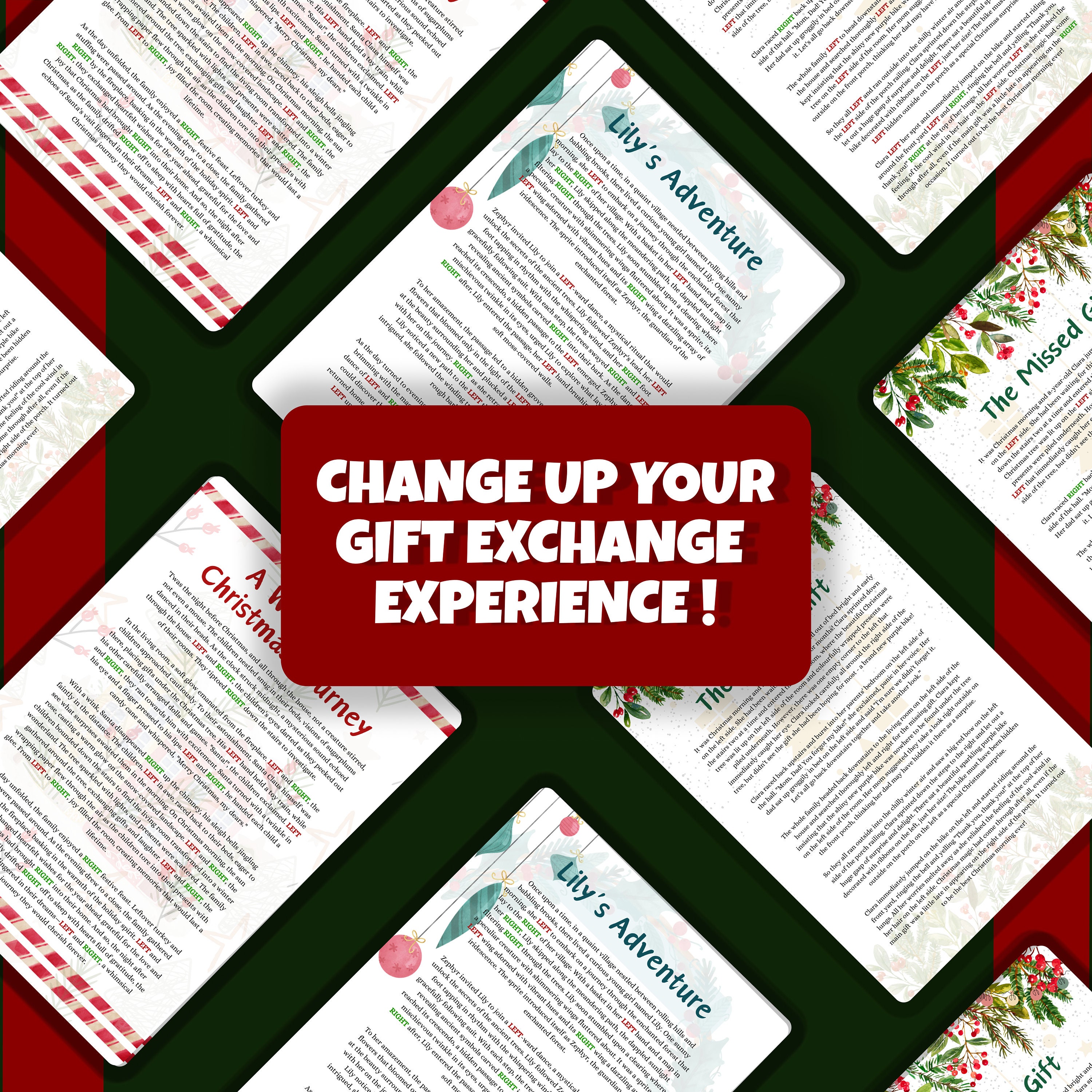 Left Right Christmas Game | Left Right Christmas Story | Right Left ...