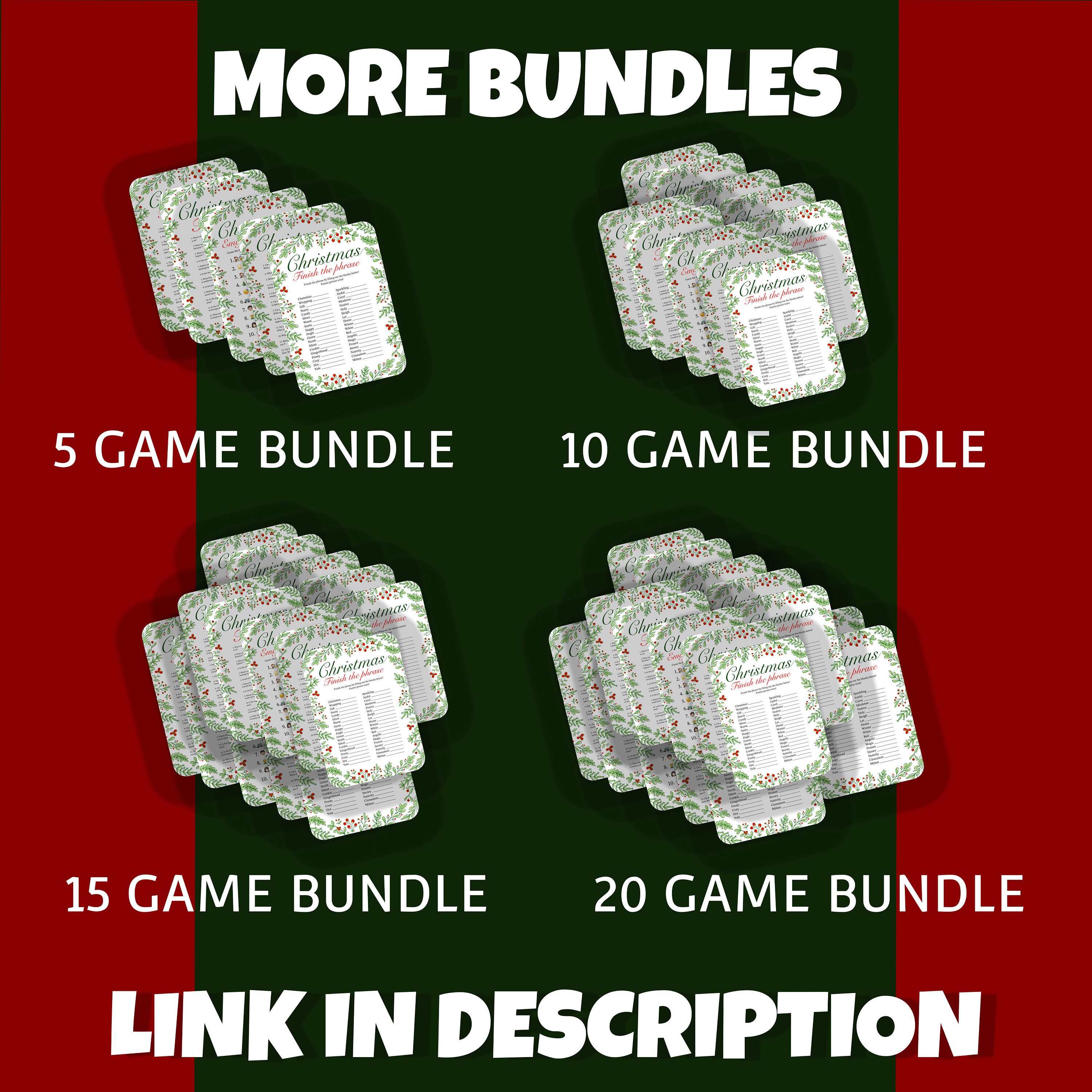 Christmas Left Right Game Left Right Christmas Game Right Left ...