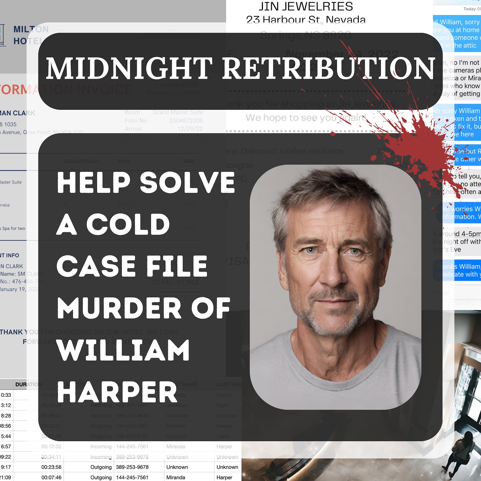 Printable Murder Mystery Cold Case File | Murder Mystery Game Digital ...