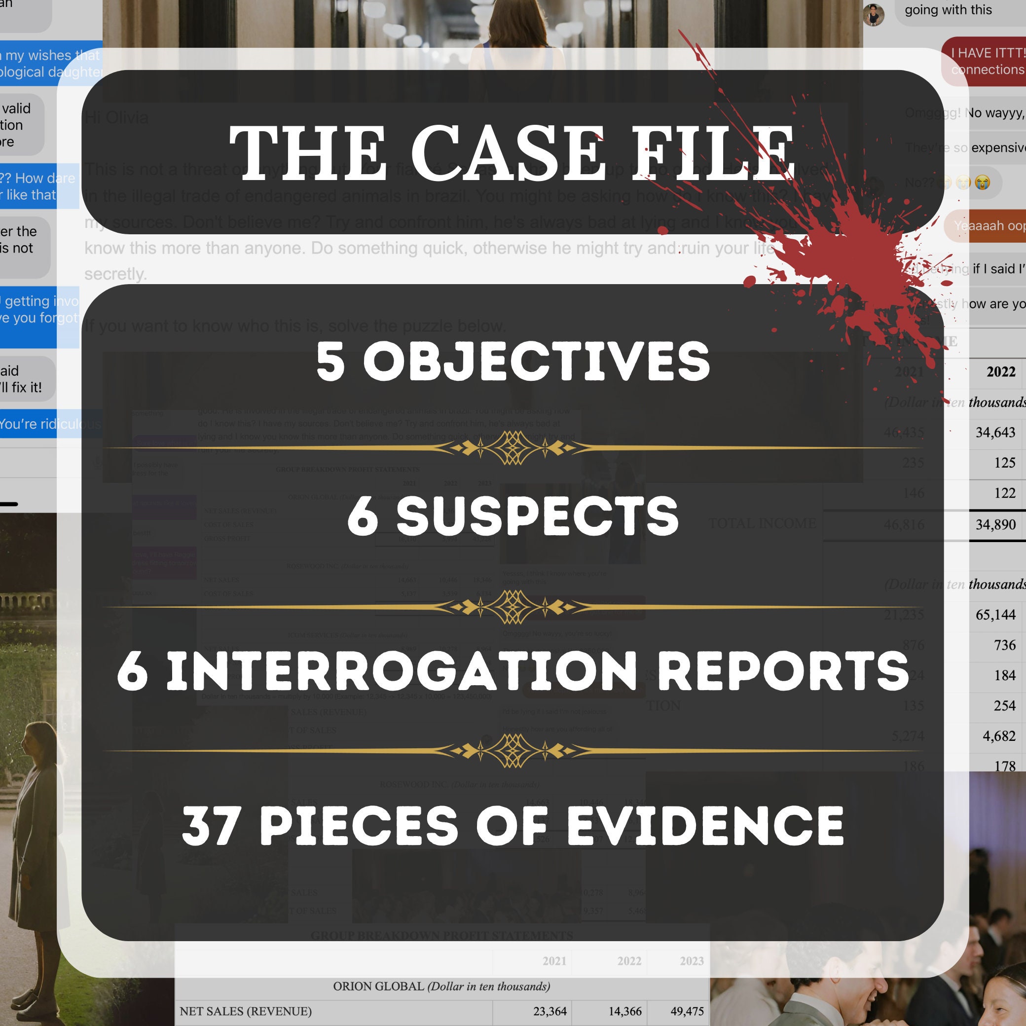 Printable Murder Mystery Cold Case File Murder Mystery Game Digital Download Detective True ...