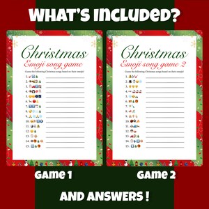 Christmas Emoji Game | Christmas Emoji Pictionary | Christmas Printable ...