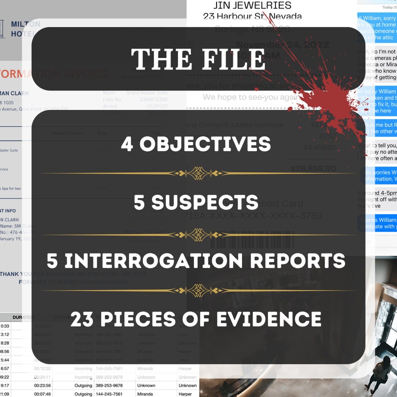 Printable Murder Mystery Cold Case File Murder Mystery Game Digital ...