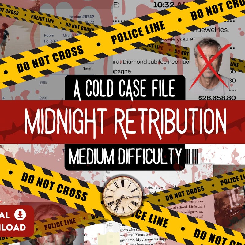 Detective Case File Games - Etsy UK