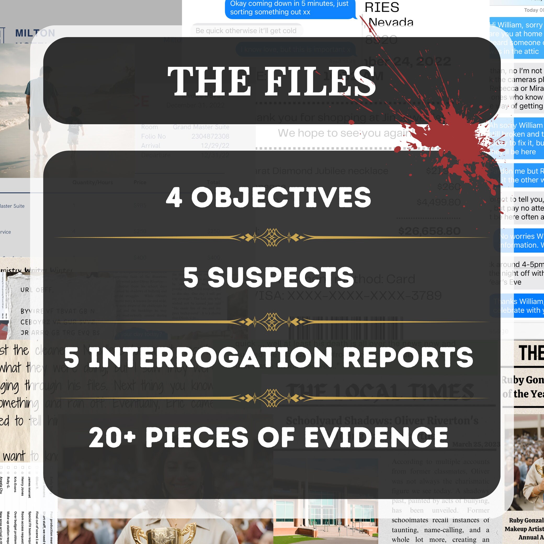 Printable Murder Mystery Cold Case File 2 Pack Murder Mystery Digital ...