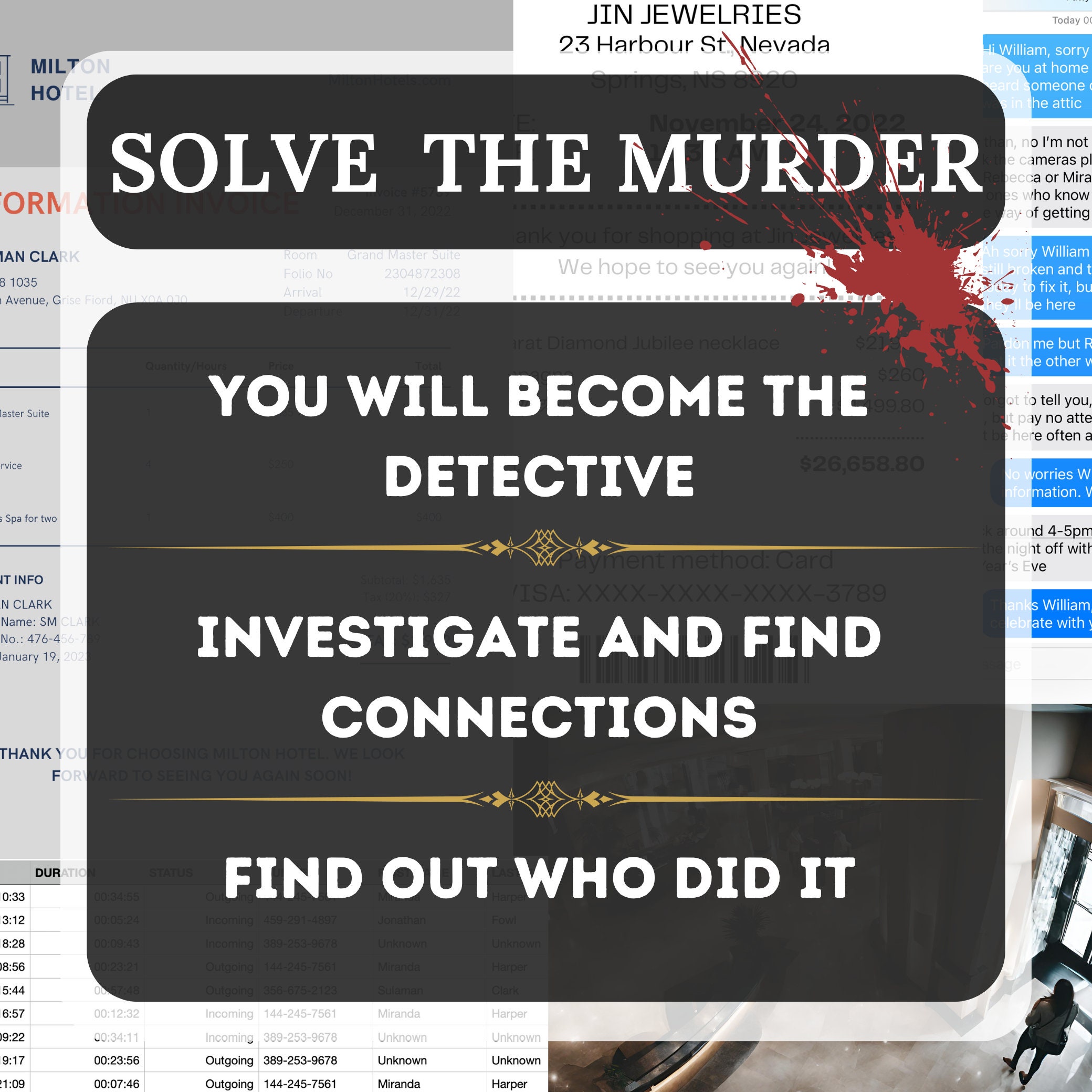Printable Murder Mystery Cold Case File Murder Mystery Game Digital ...