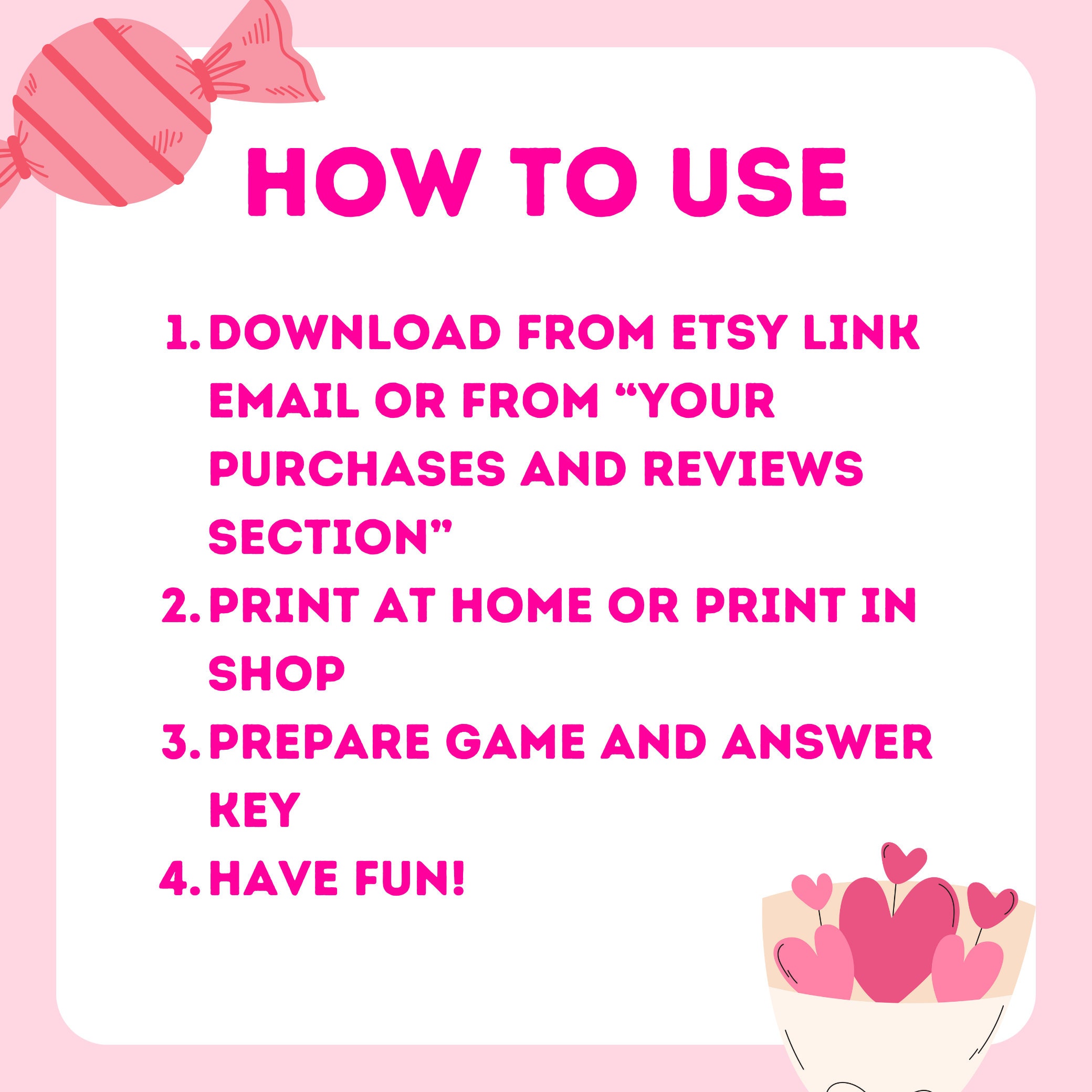 Valentines Day Trivia Game, Valentine Day Party Game for Kids ...