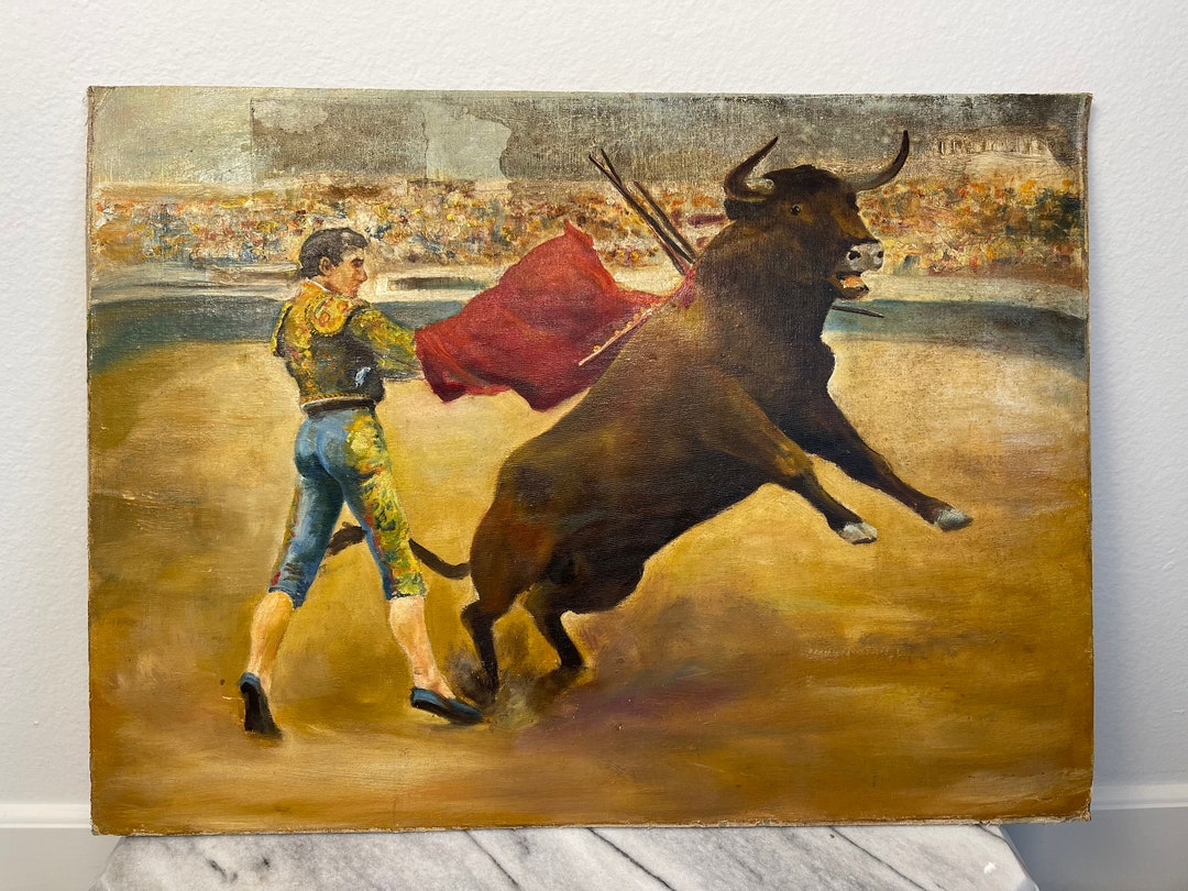 Matador Bullfight Original Art - Etsy