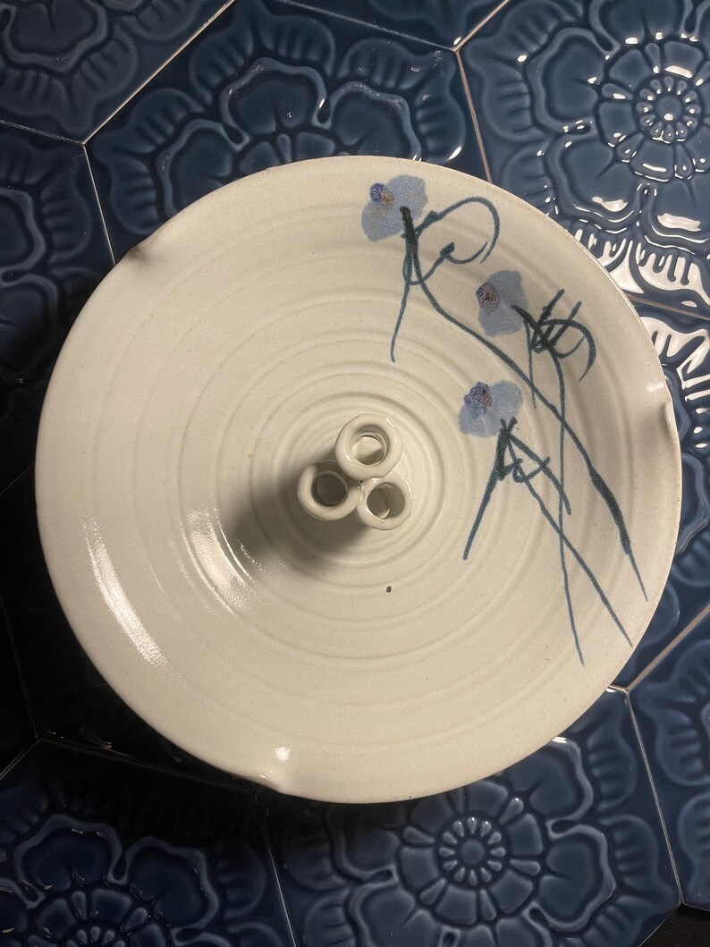 Japanese Signed 'ikebana' Style Flower Bowl - Etsy